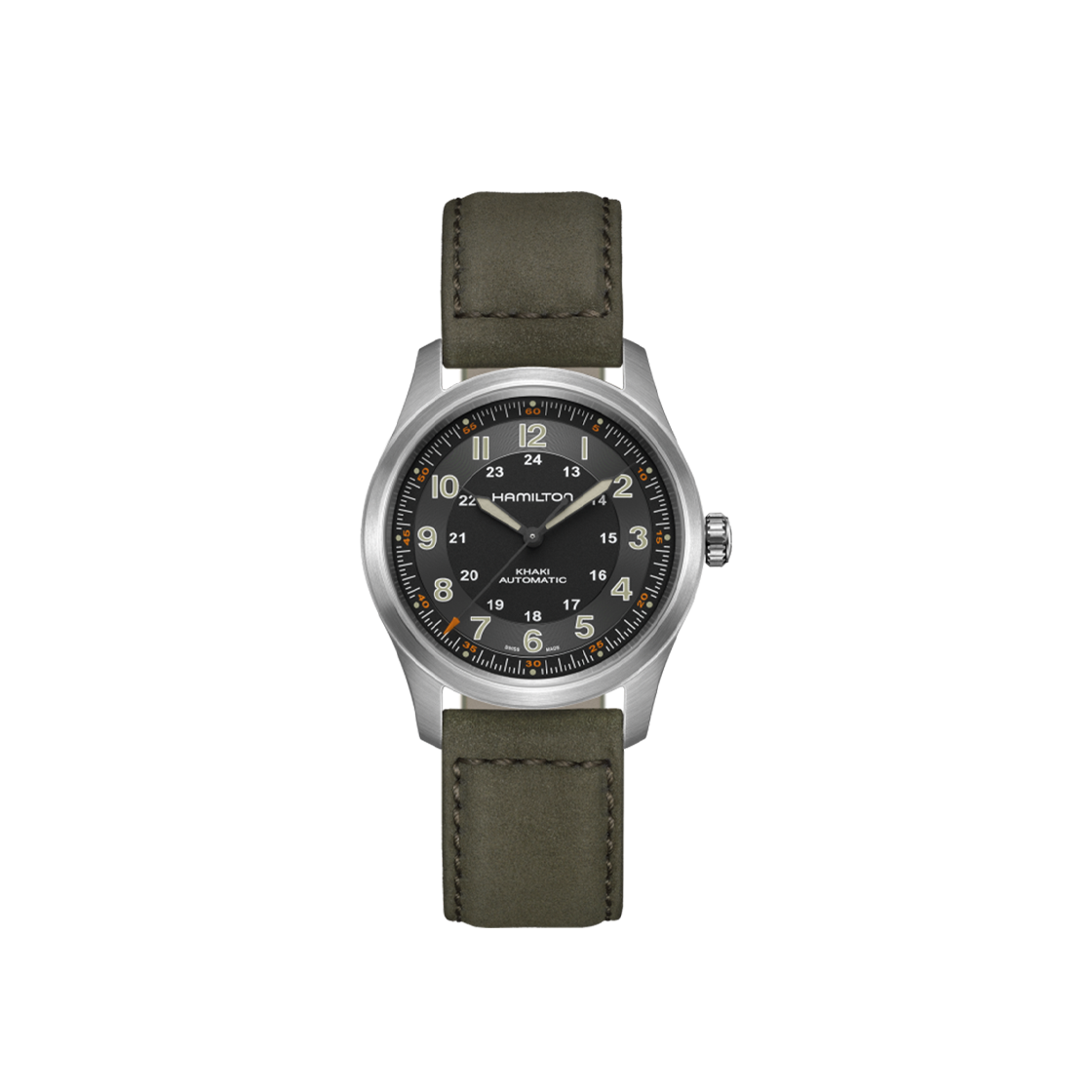 해밀턴 카키 필드 티타늄 오토 38mm 블랙 | Hamilton | KREAM