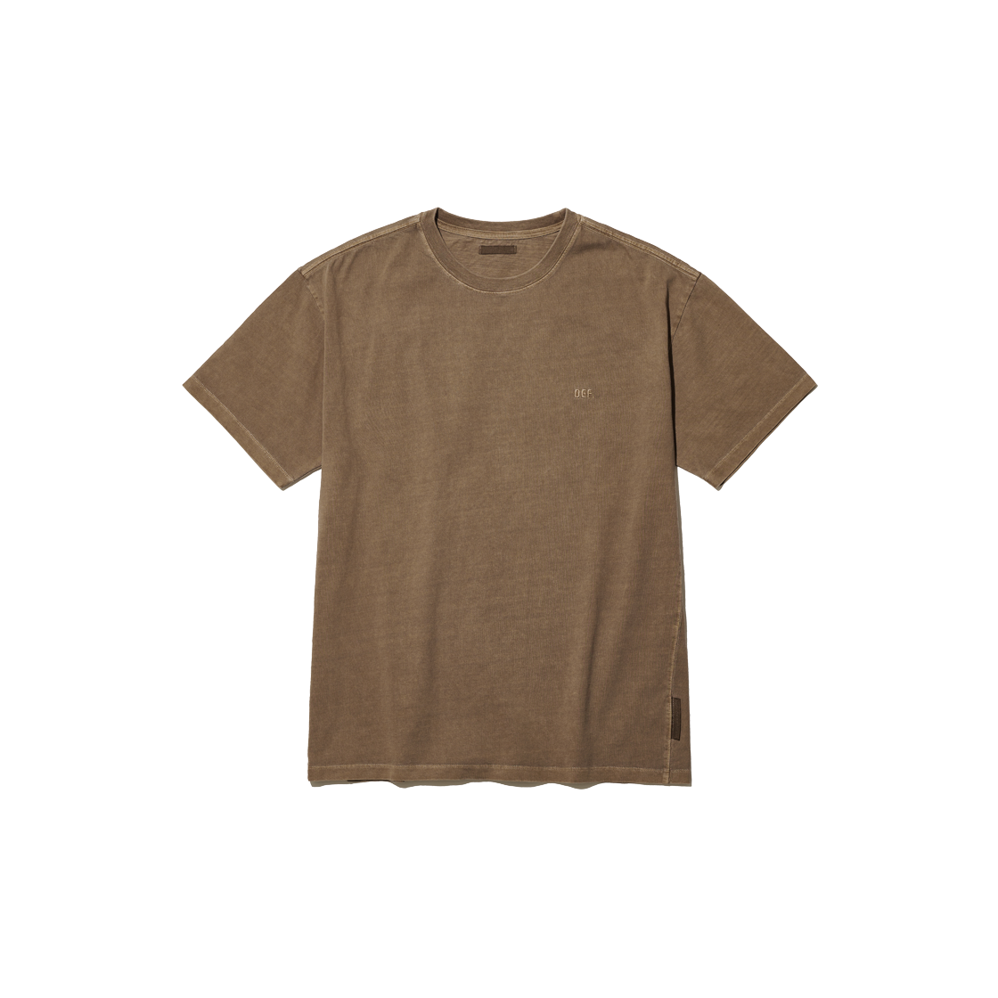 데프가먼츠 베이직 피그 티셔츠 브라운 | DEFGARMENTS | KREAM