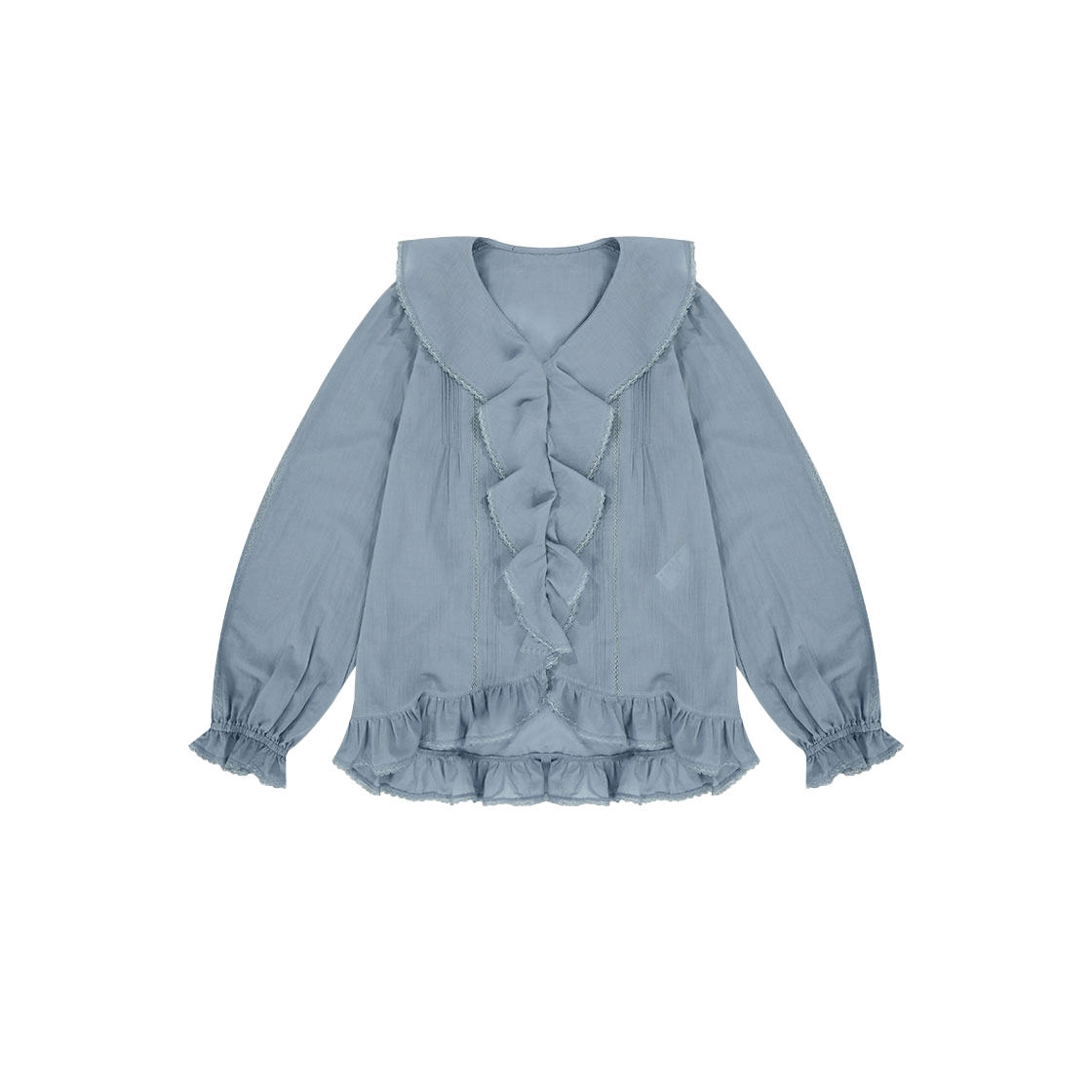 플레따 로브 블라우스 블루 | FLETTA | KREAM