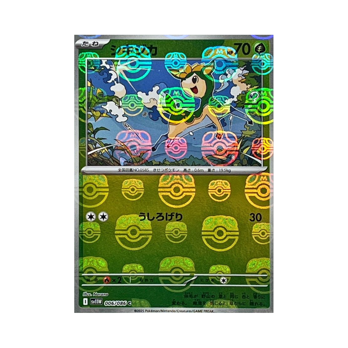 포켓몬 TCG 사철록 C 마스터볼 미러 화이트 플레어 (일어판) | Pokemon TCG | KREAM