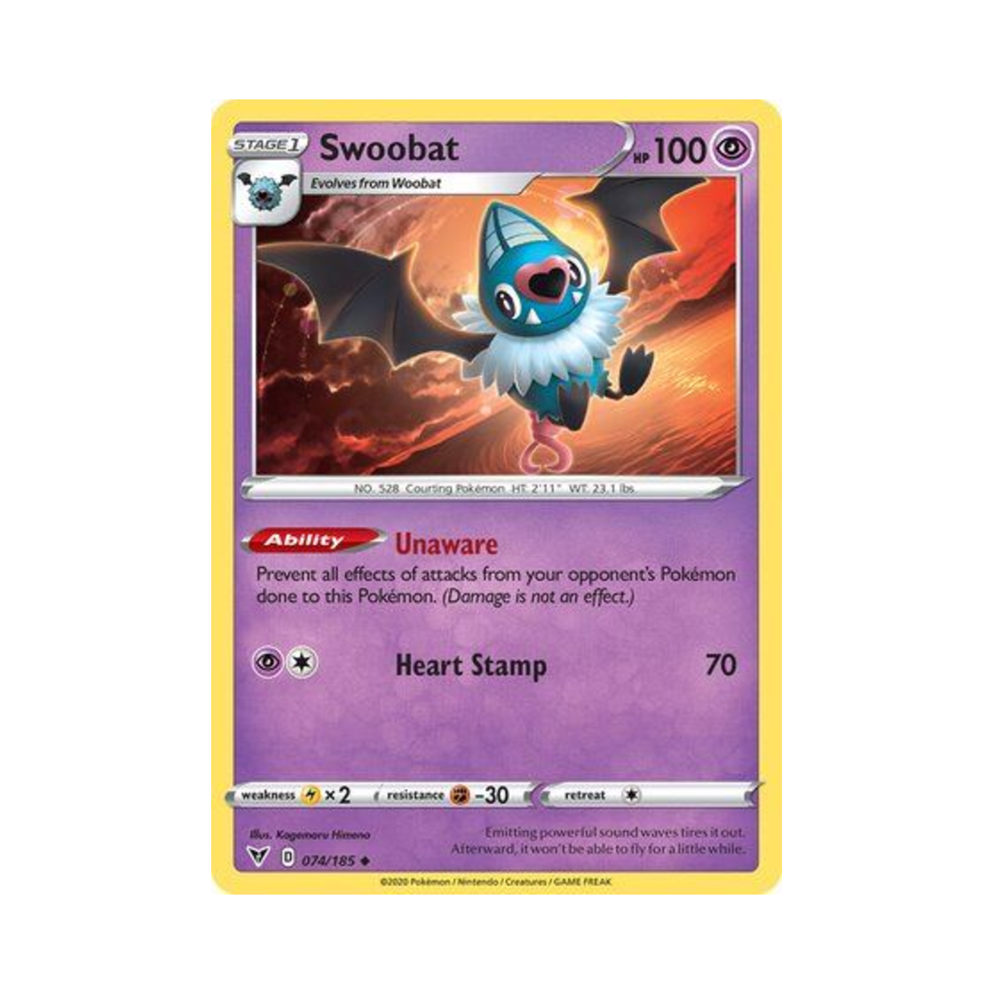 포켓몬 TCG 맘박쥐 U 비비드 볼티지 (영문판) | Pokemon TCG | KREAM