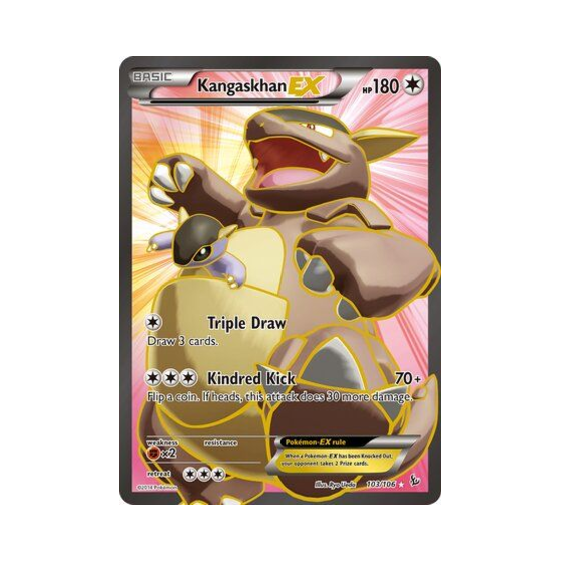 포켓몬 TCG 캥카 EX RU 플래시파이어 (영문판) | Pokemon TCG | KREAM