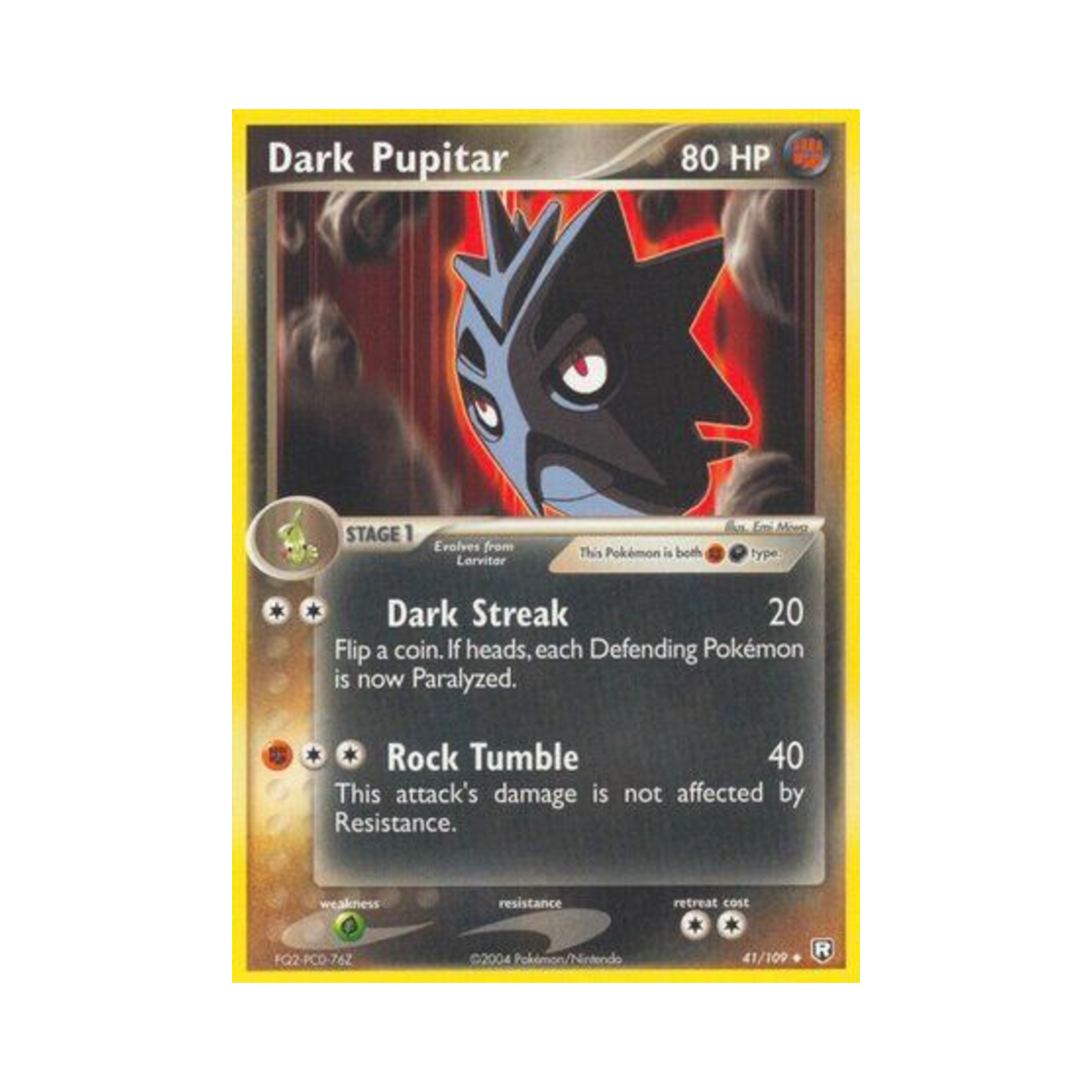 포켓몬 TCG 다크 데기라스 U EX 로켓단 리턴즈 (영문판) | Pokemon TCG | KREAM